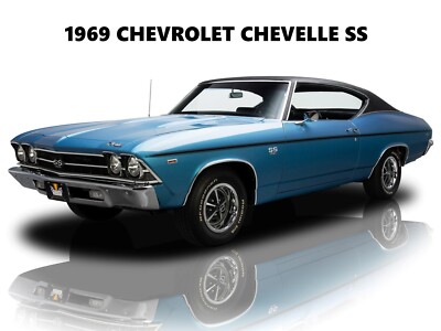 1969 Chevrolet Chevelle SS NEW Metal Sign: Vintage Look in Blue & Black ...