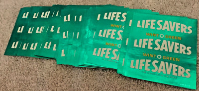 VTG Life Savers Winto O Green USA Label Qty50 Lustre Cal American Decal ...