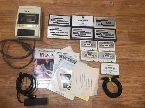 Commodore VIC 20 bundle, C2N tape drive, 8k Ram,3k Memory Module,Games ...