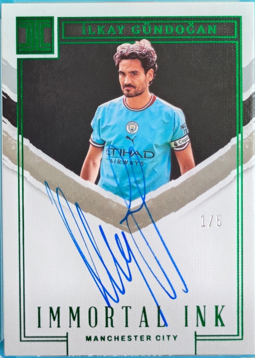 2022-23 Panini Impeccable Premier League - Immortal Ink Ilkay Gundogan ...