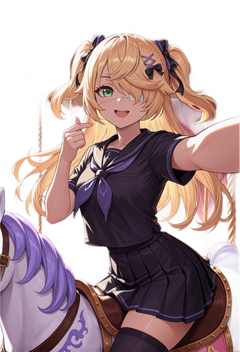 Fischl Genshin Impact Vinyl Car Decal Sticker 7" Weatherproof | eBay