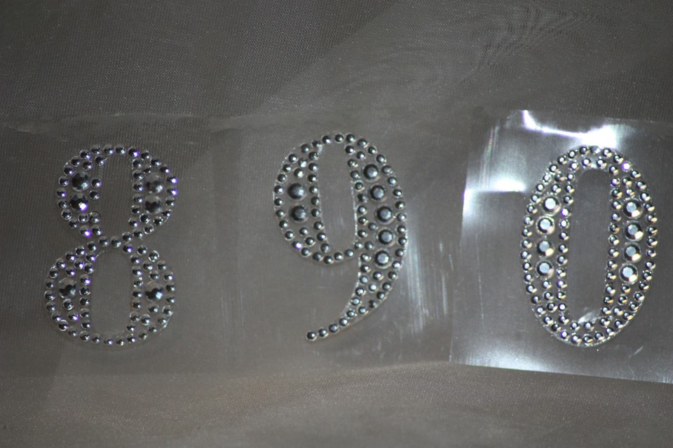 ANY Number Gemstone Rhinestone Self Adhesive Scrapbooking Stickers | eBay