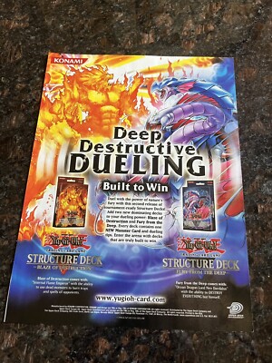 Yugioh Structure Decks Dueling Print Ad | eBay