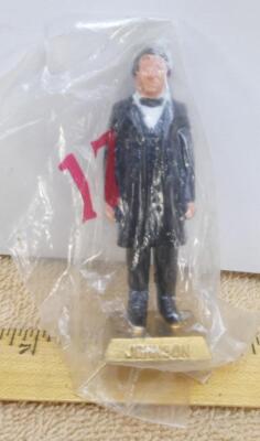 VINTAGE MARX US PRESIDENT Andrew Johnson FIGURE in the Package ! | eBay