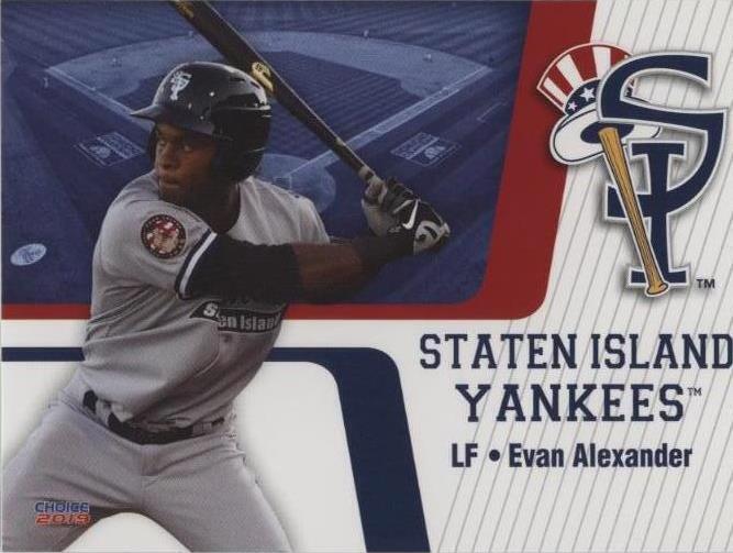 2019 Choice Staten Island Yankees - Evan Alexander #28 (RC) for sale ...