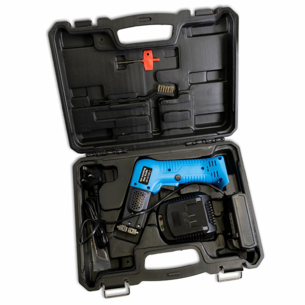 Cordless Air Cooling Hot Rope Cutter KD-DC100-3 Kit with Carry Case | eBay