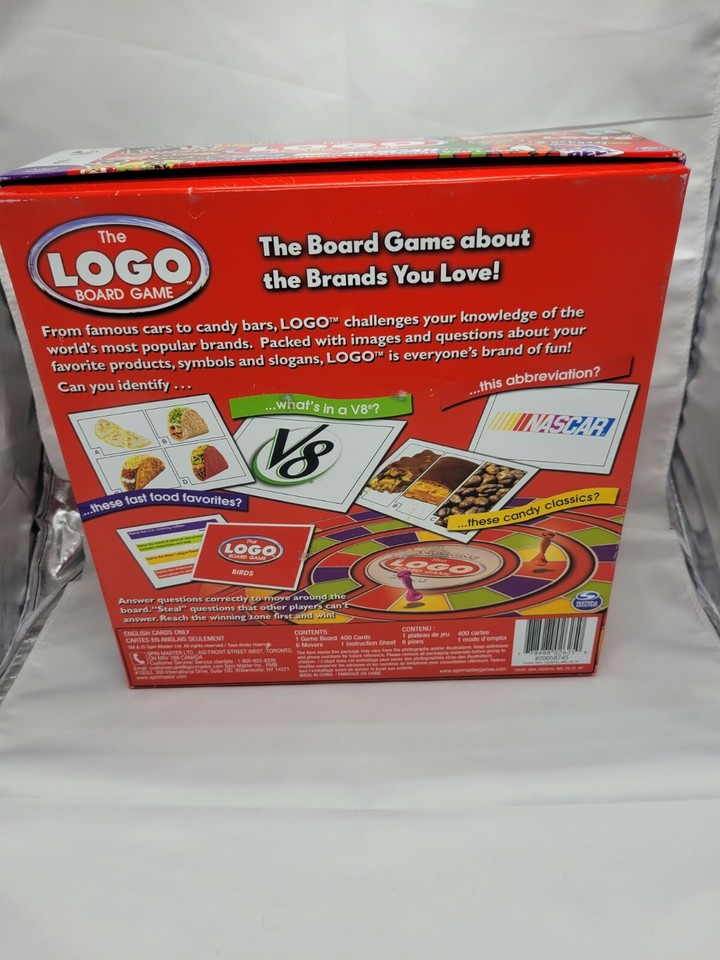 The Logo Board Game they all have LOGOs! test your skills in the logo ...