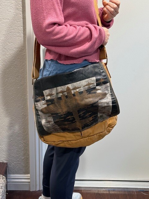 Rare Boeing Vintage Logo Shoulder/Messenger Bag - Gem