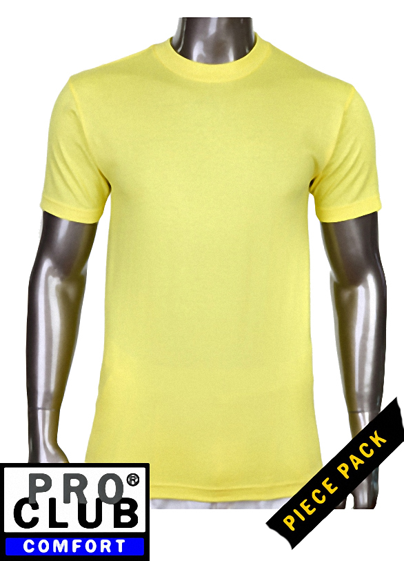 1 New ProClub S-3XL Comfort Weight T-Shirt Plain Tee Pro Club Color ...