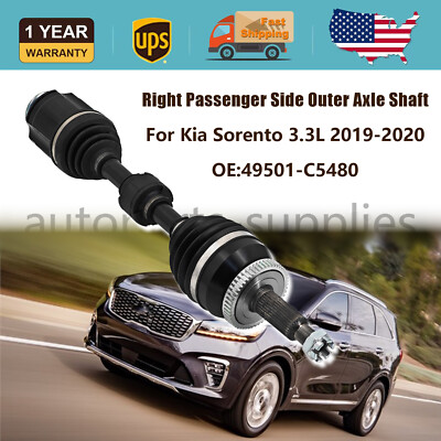 49501-C5480 Right Passenger Side Outer Axle Shaft For 2019 2020 KIA ...