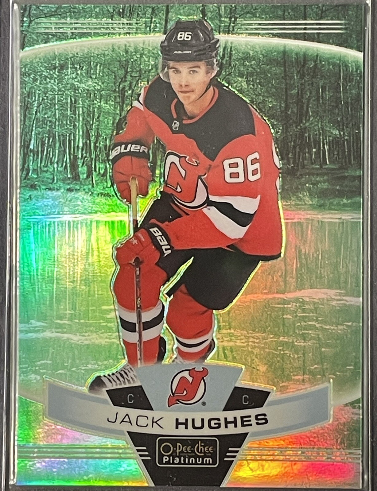 2019-20 Opc Platinum Green Pond Hockey Pack Wars Rookie Jack Hughes | eBay