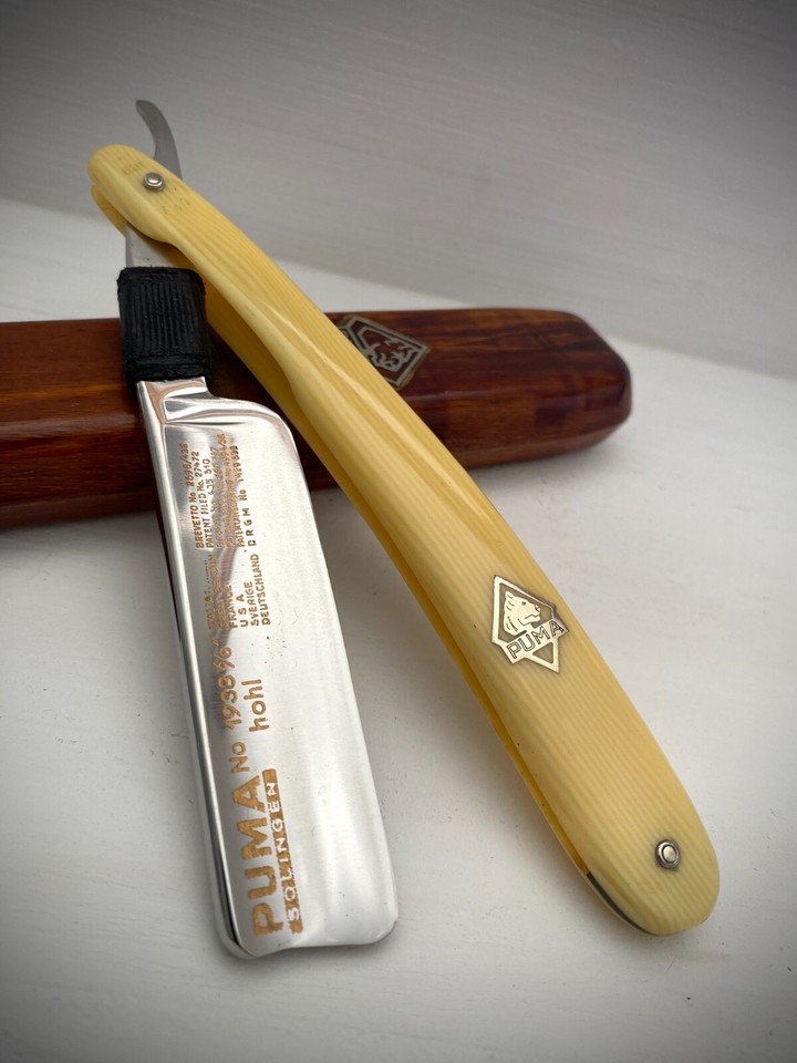Puma 38 vintage Solingen straight razor | eBay