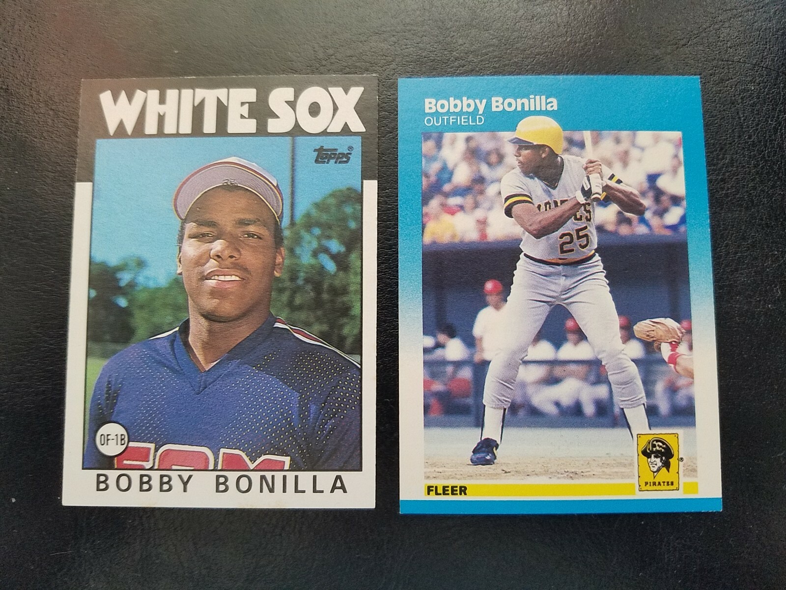 (2) Bobby Bonilla Rookie - 1986 Topps Update Baseball # 12T, 1987 Fleer ...