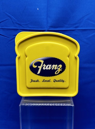 Franz Bread sandwich containers lunch box food plastic snap lid blue ...