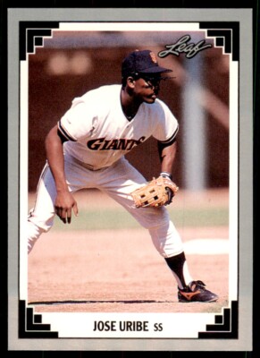 1991 Leaf Jose Uribe Baseball Cards #433 | eBay