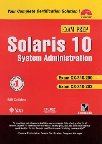 Solaris 10 System Administration: Exam Prep CX-310-200 Exam CX-3 | eBay