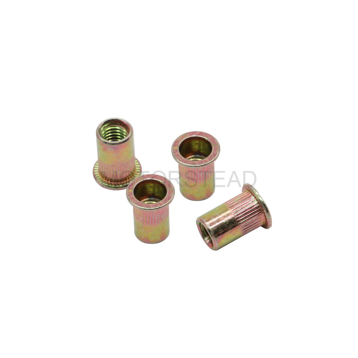50 Pack M8 X 1.25 X 18mm Steel Rivnut Insert Nutserts 50-Pack M8 X 1.25 ...