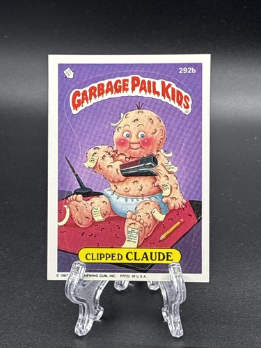 1987 Topps Garbage Pail Kid Clipped Claude R25810 | eBay