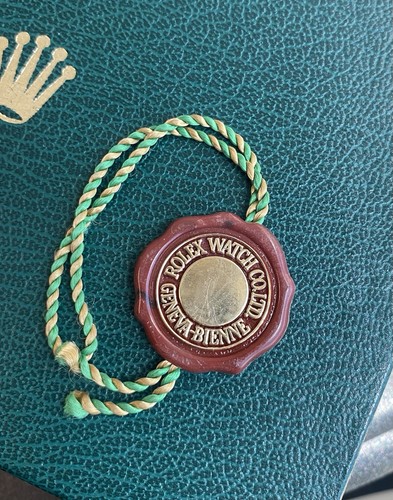 Rolex Red Hang Tag Single Crown Hologram (1989 - 2000) ORIGINAL | eBay