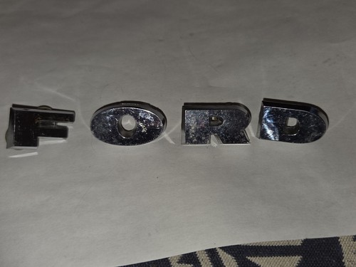 Vintage NOS FORD individual Block Letter Emblem | eBay