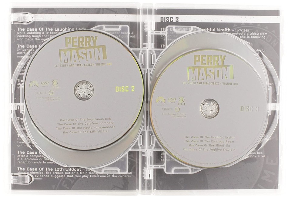 Perry Mason: The Ninth & Final Season - Volume One (DVD) William Hopper ...