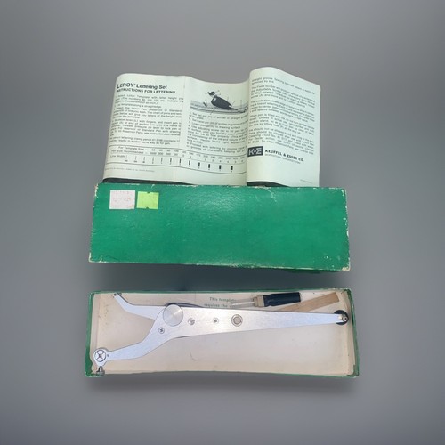 Vintage 1973 K+E Leroy Lettering Adjustable Scriber Tool 61 0015 ...