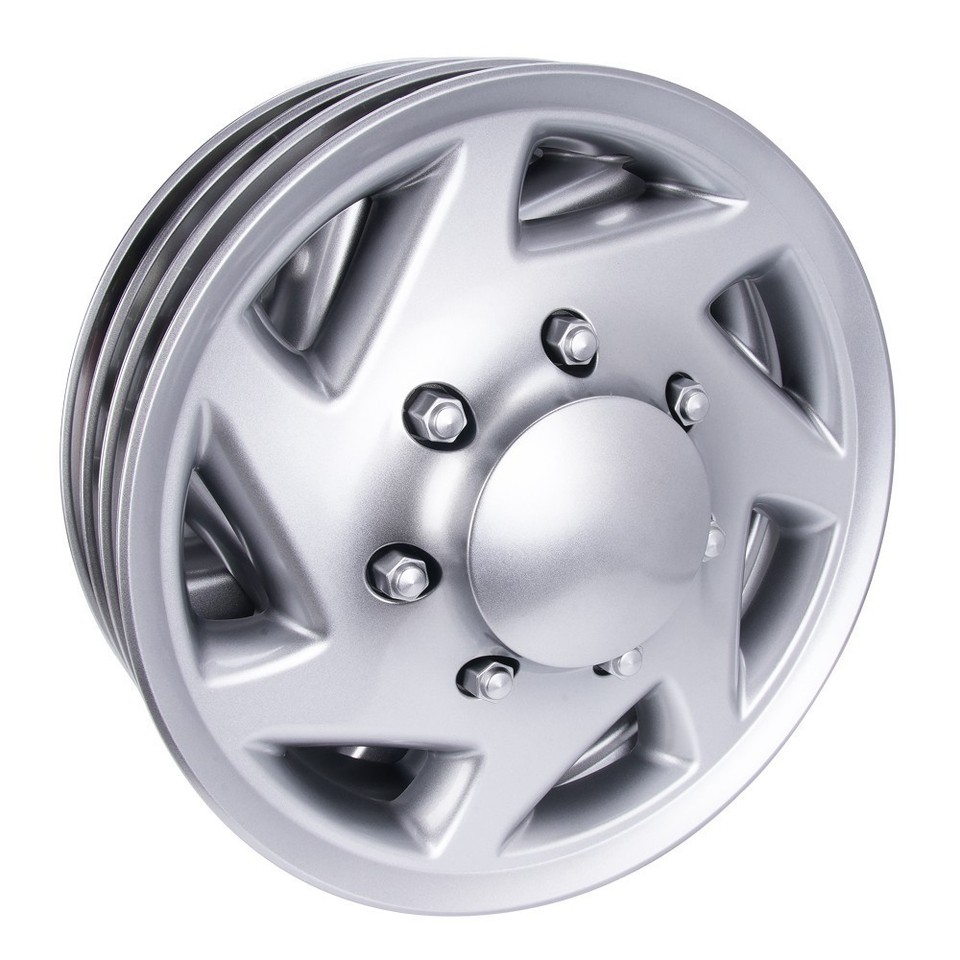 4 CHROME 16IN Full Wheel Covers Hub Caps Simulators for E350 E450 ...
