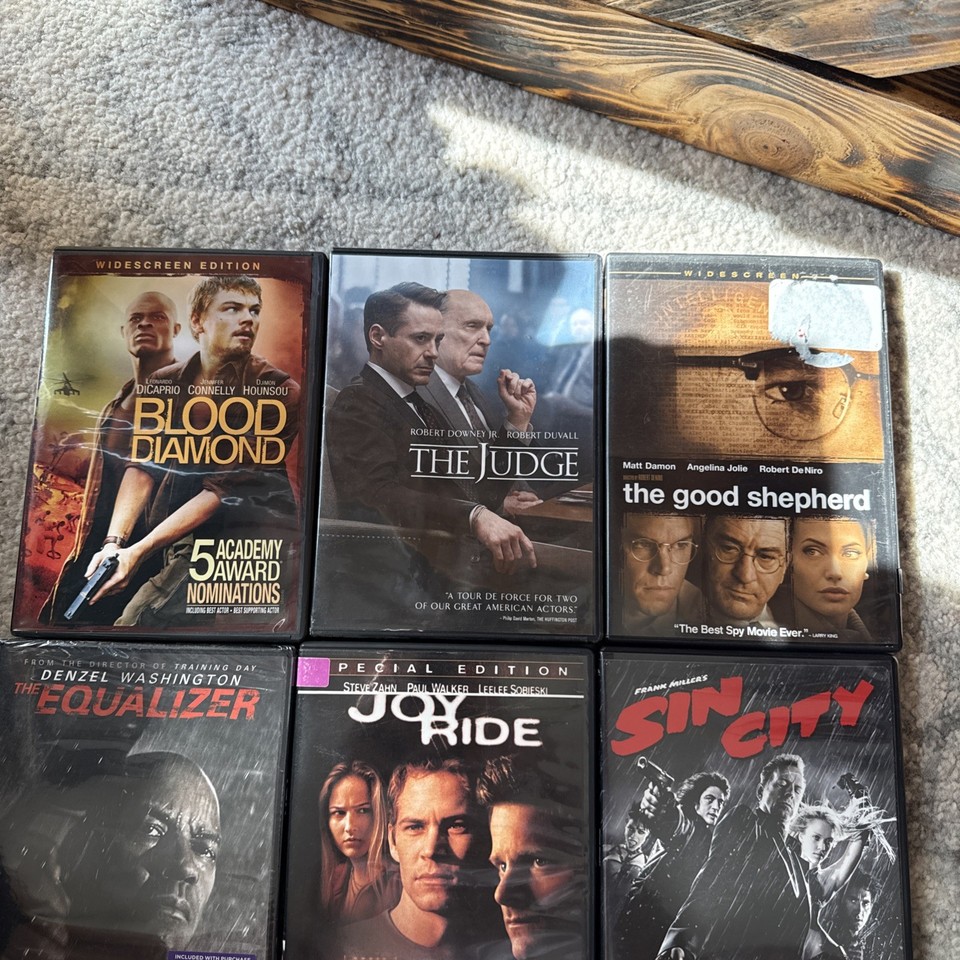 9x Rated R DVD Movie Lot – Action & Drama Variety Pack – Pre-Owned | eBay