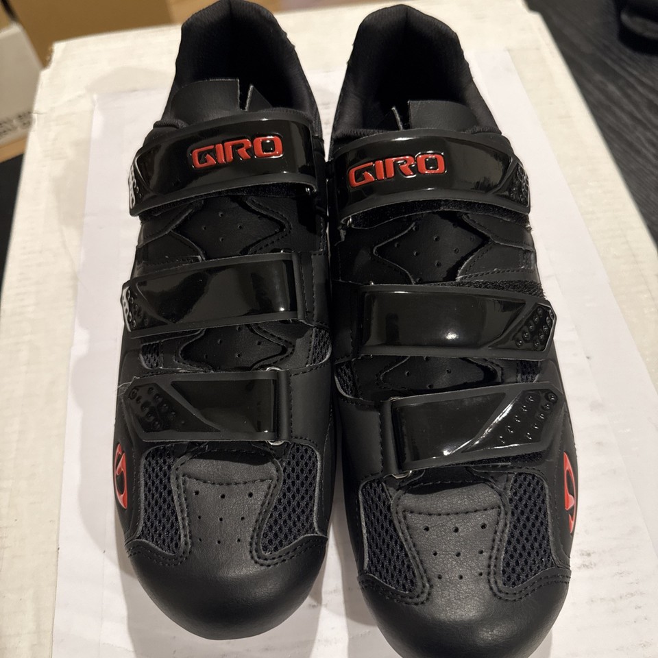 Giro Treble II Mens Cycling Shoes Size 13 Black Adjustable Strap Road ...