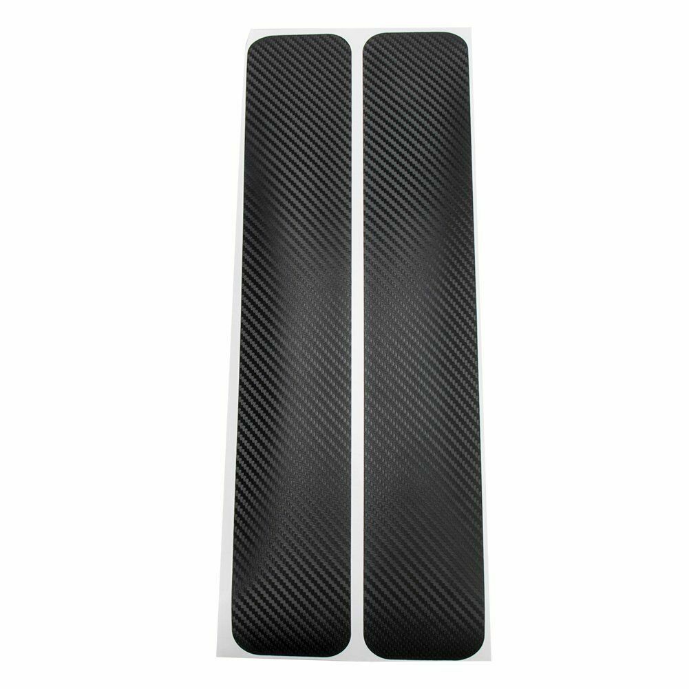 Carbon Fiber Auto Car Door Plate Sill Scuff Cover Anti-Scratch Sticker ...