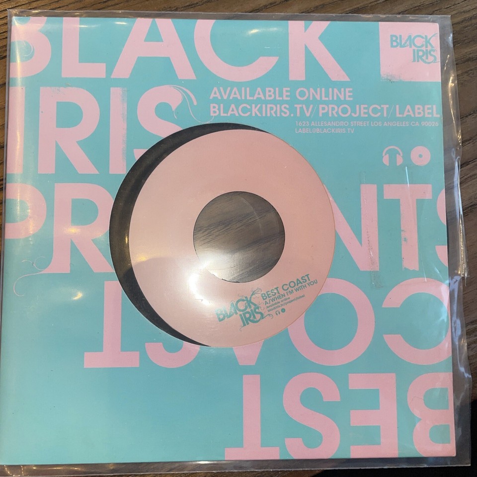 When I'm With You by Best Coast 7” Vinyl Promo Blackiris | eBay