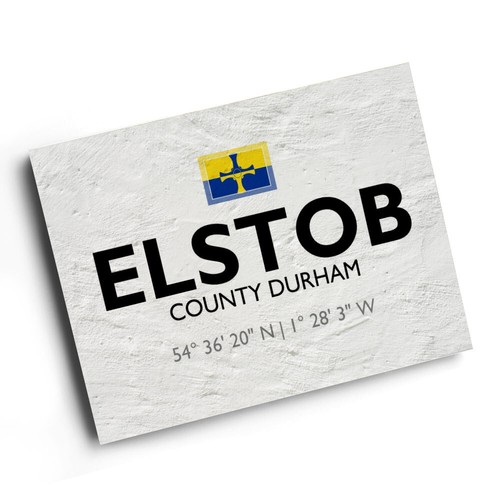 A3 PRINT - Elstob, County Durham - Lat/Long NZ3423 | eBay