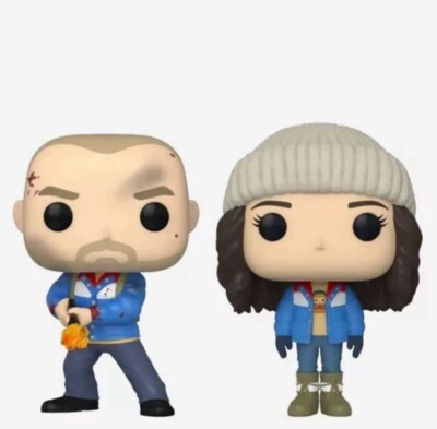 Funko Pop JOYCE RUSSIA + HOPPER FLAMETHROWER Exclusive Stranger Things ...