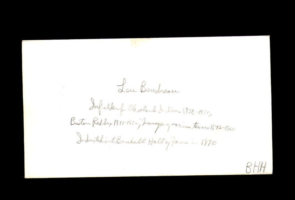 Lou Boudreau Signed 1982 FDC Jackie Robinson Cache First Day Cover ...