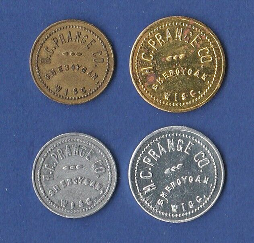 FOOD STAMP COUPON 4 HC. PRANGE CO BLUS & ORANGE TOKEN SCRIP | eBay