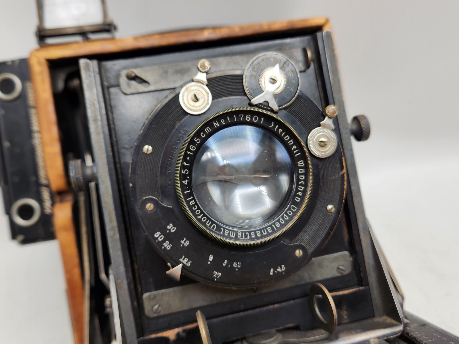 Vintage Rare Graflex Leather Speed Graphic 4x5 Camera Doppelanastigmat ...