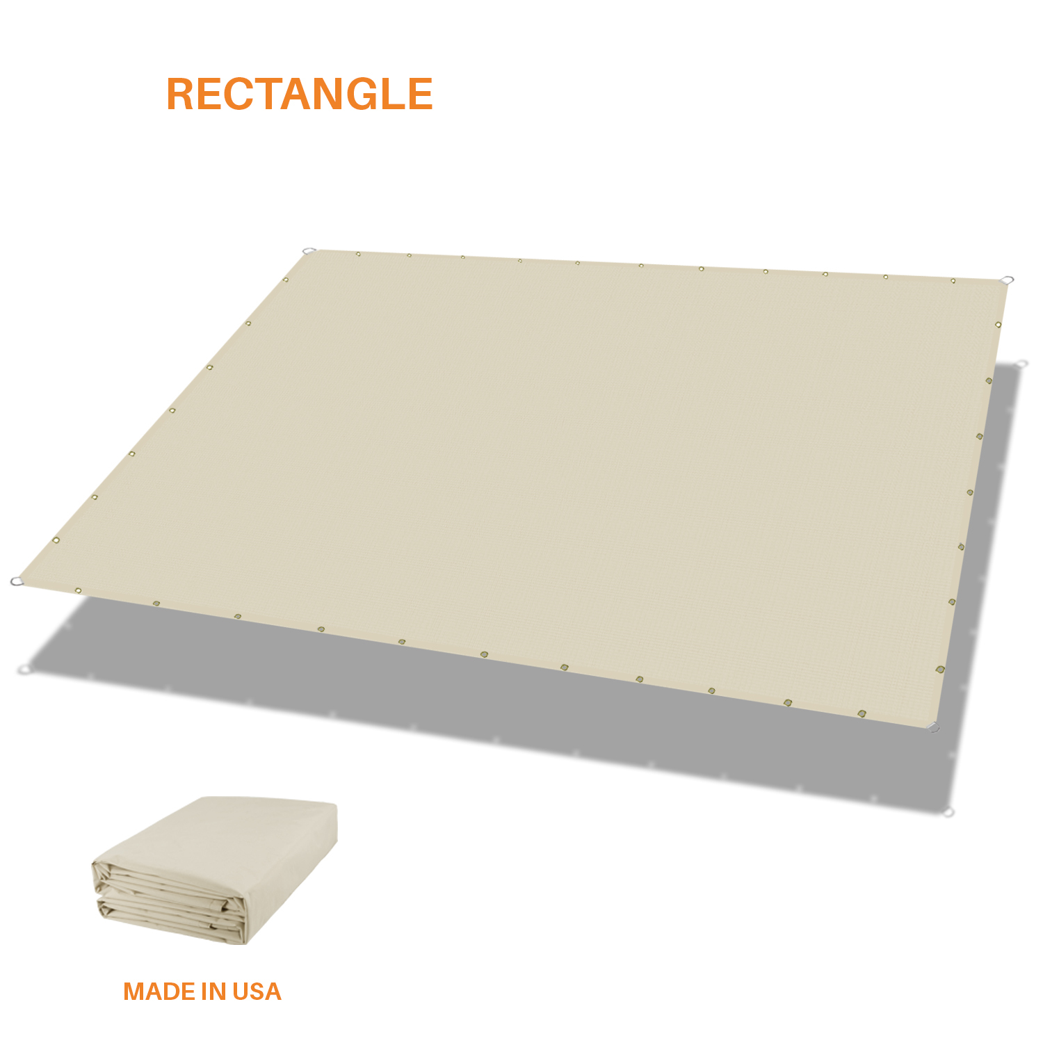 Customize Straight Edge Waterproof Sun Shade Sail UV Blocker Patio Pool ...