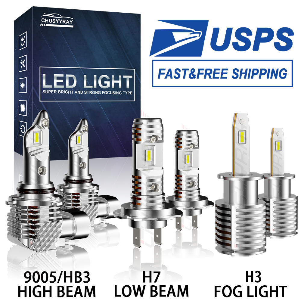 For Lexus ES330 2004 White Led Headlight High Low Beam Bulbs Fog Light ...