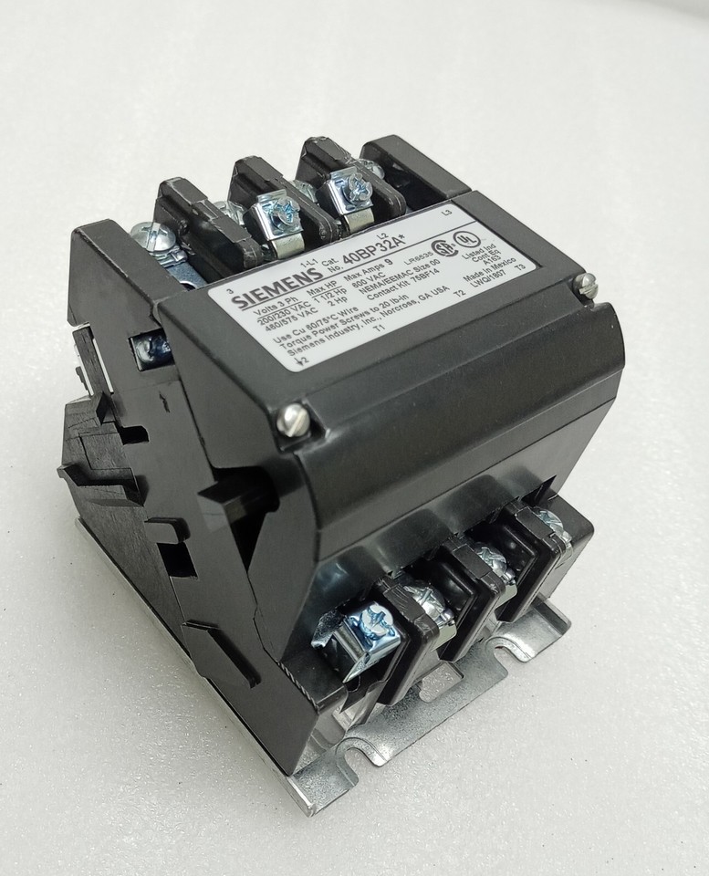 SIEMENS 40BP32AA CONTACTOR (EXPEDITED ) | eBay Australia