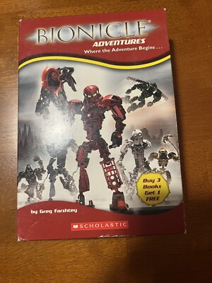 Bionicle Adventures 4 Book Set | eBay