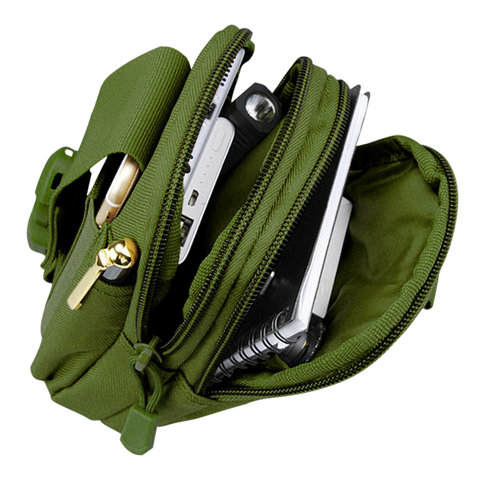 Tactical Waist Belt Bag Camping Military Molle Small Pouch Wallet Bum ...