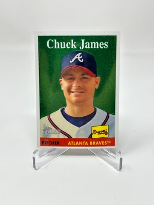 2007 Topps Chrome Heritage Baseball Chuck James Card #THC72 #0065/1958 ...