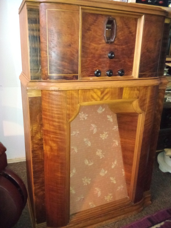 Early 1933 Philco Model 16X Code 122 5-Band 11-Tube AM SW Floor Console ...