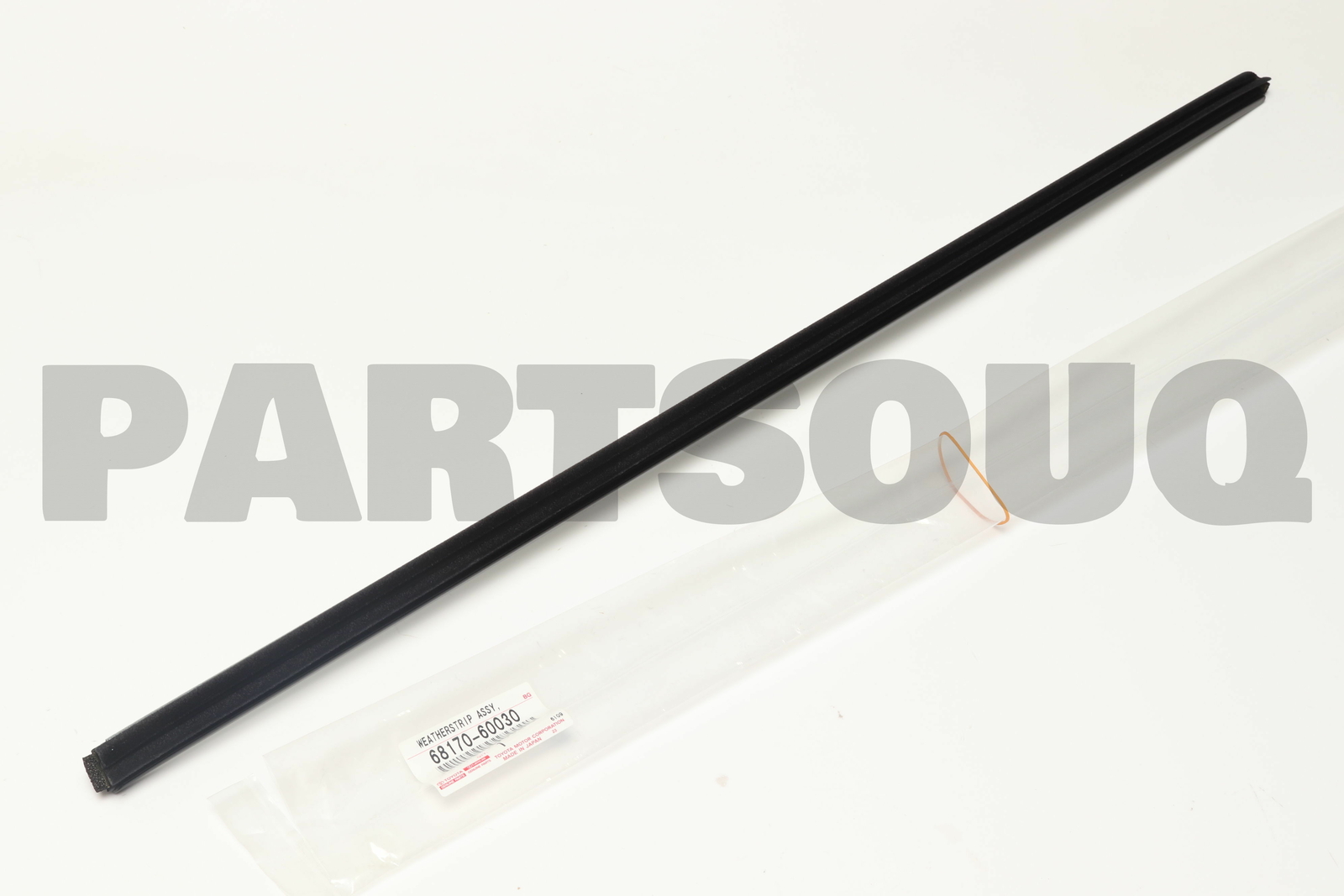 6817060030 Genuine Toyota WEATHERSTRIP ASSY, FRONT DOOR GLASS, INNER ...