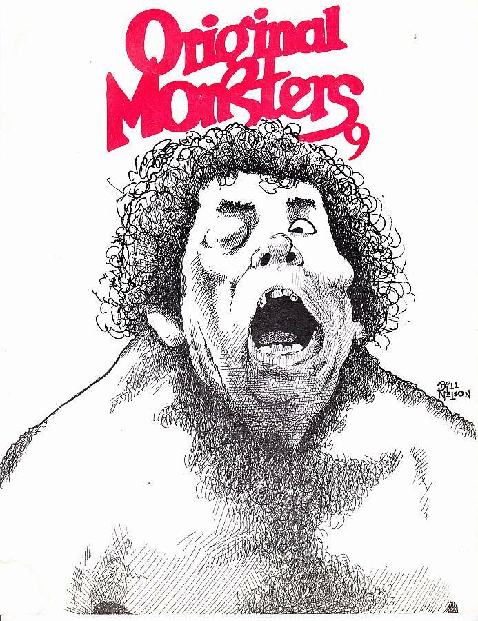 ORIGINAL MONSTERS #9 - 1972 horror movie fanzine - Bill Nelson art of ...