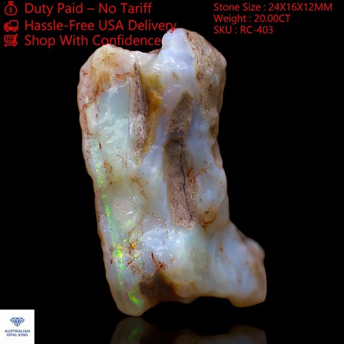 Natural Fire Opal Loose Rough Astrology Gemstone Australia 20.00 Cts ...