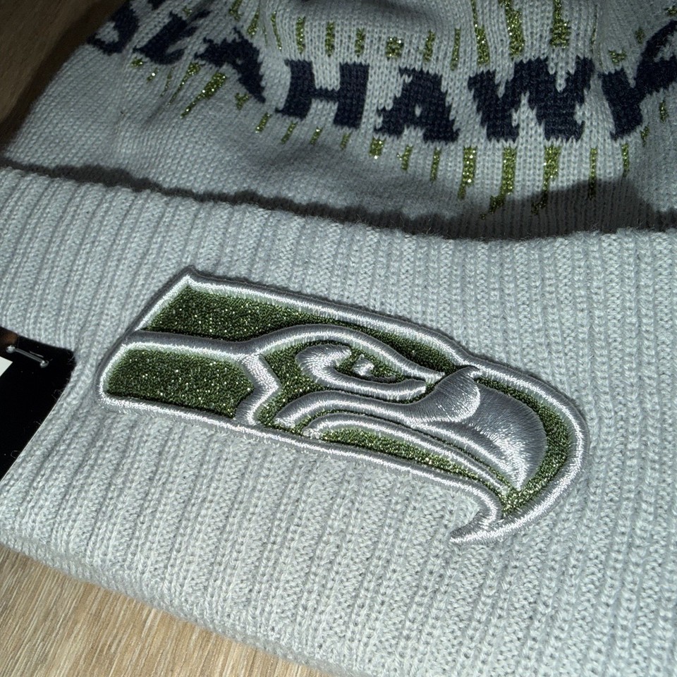 Seattle Seahawks Rivalries Hat New Era Sideline Cuffed Knit Pom Beanie ...