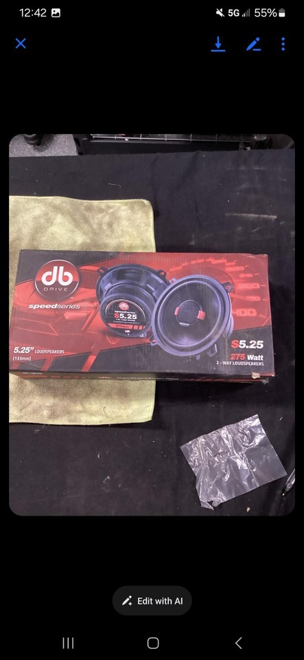 DB Drive S5.25 Speed Series 175 Watts Max Power/ 55 Watts Nominal 2-WAY ...