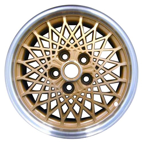 16x8 Snowflake Design Alloy Wheel Flange Cut & Painted Gold 560-01660 ...