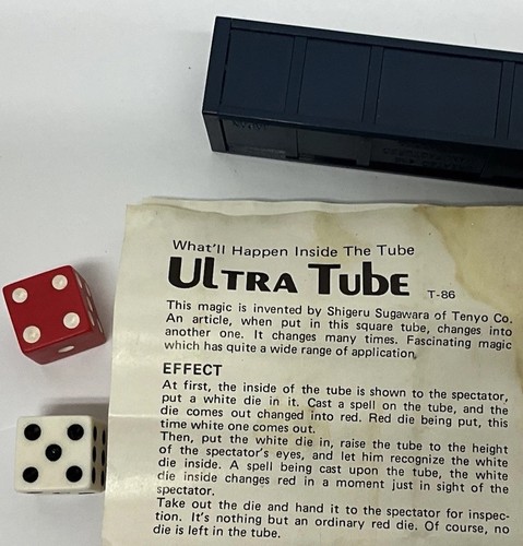 RARE TENYO Ultra Tube T-86 1977 VNTG Magic Collectible Original Close ...